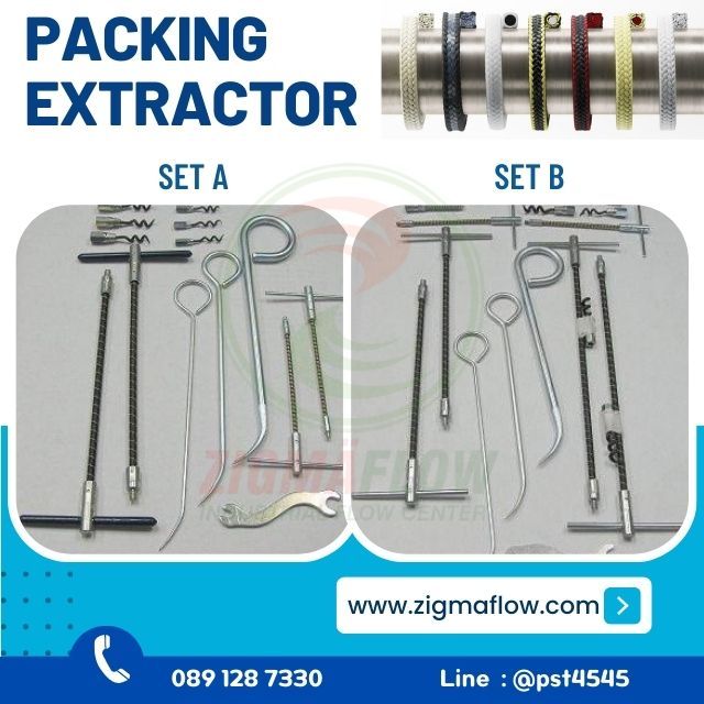 เครื่องมือถอดปะเก็น Packing Extractor ตัวอย่างวิธีใช้งาน